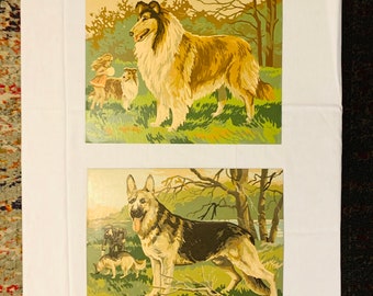 Vintage Paint by Number - Etsy