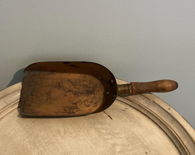 Antique Copper Coal Shovel ~ Hearth Home Decor ~ Coal Scuttle Scoop - Etsy