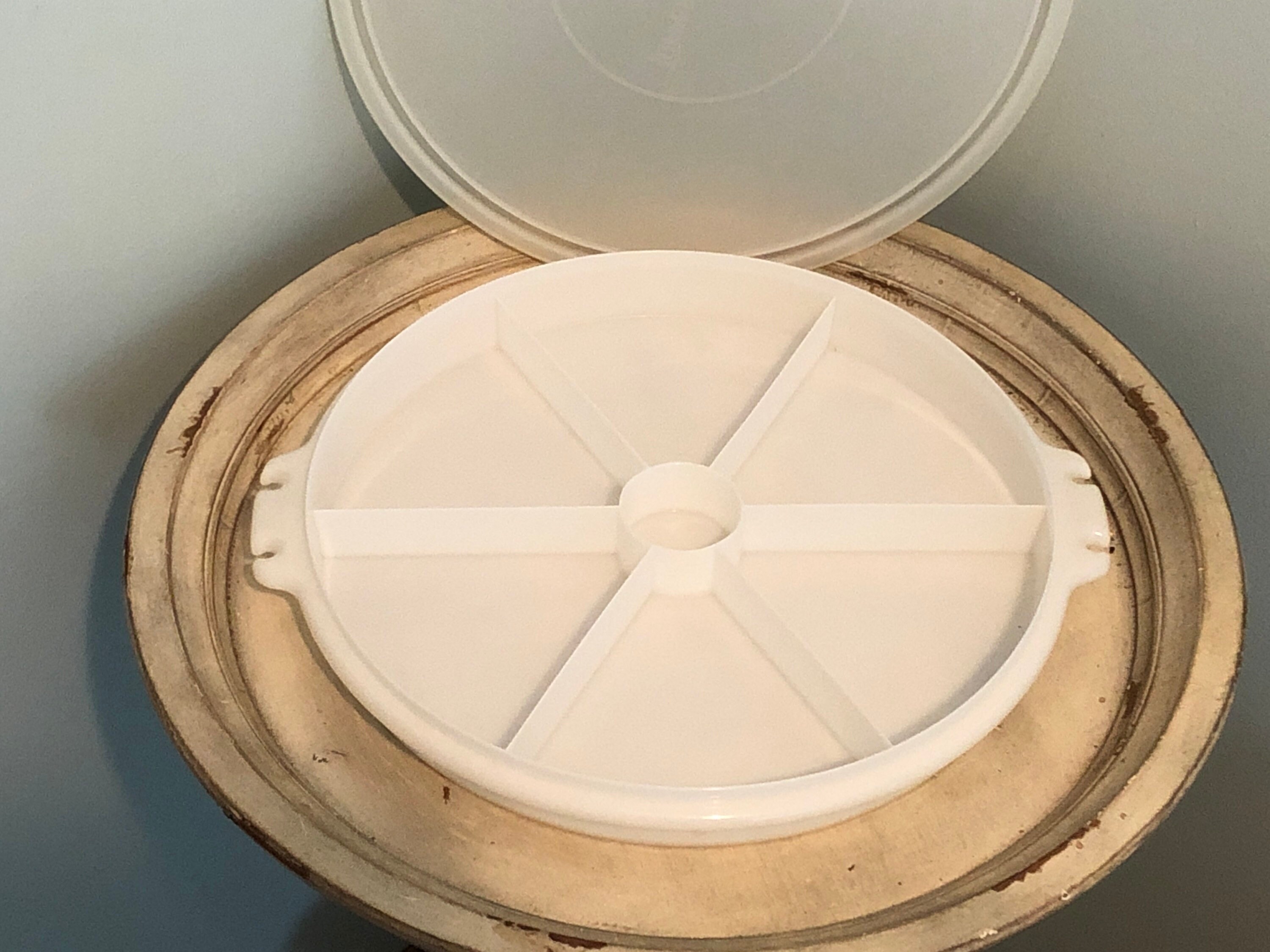 Tupperware Divided Food Tray with Lid | Etsy