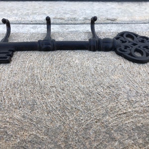 Cast Iron Key Holder With 3 Hooks - Etsy