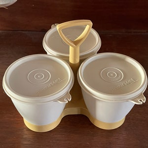 Tupperware Condiment Server 3 Bowl Caddy - Etsy