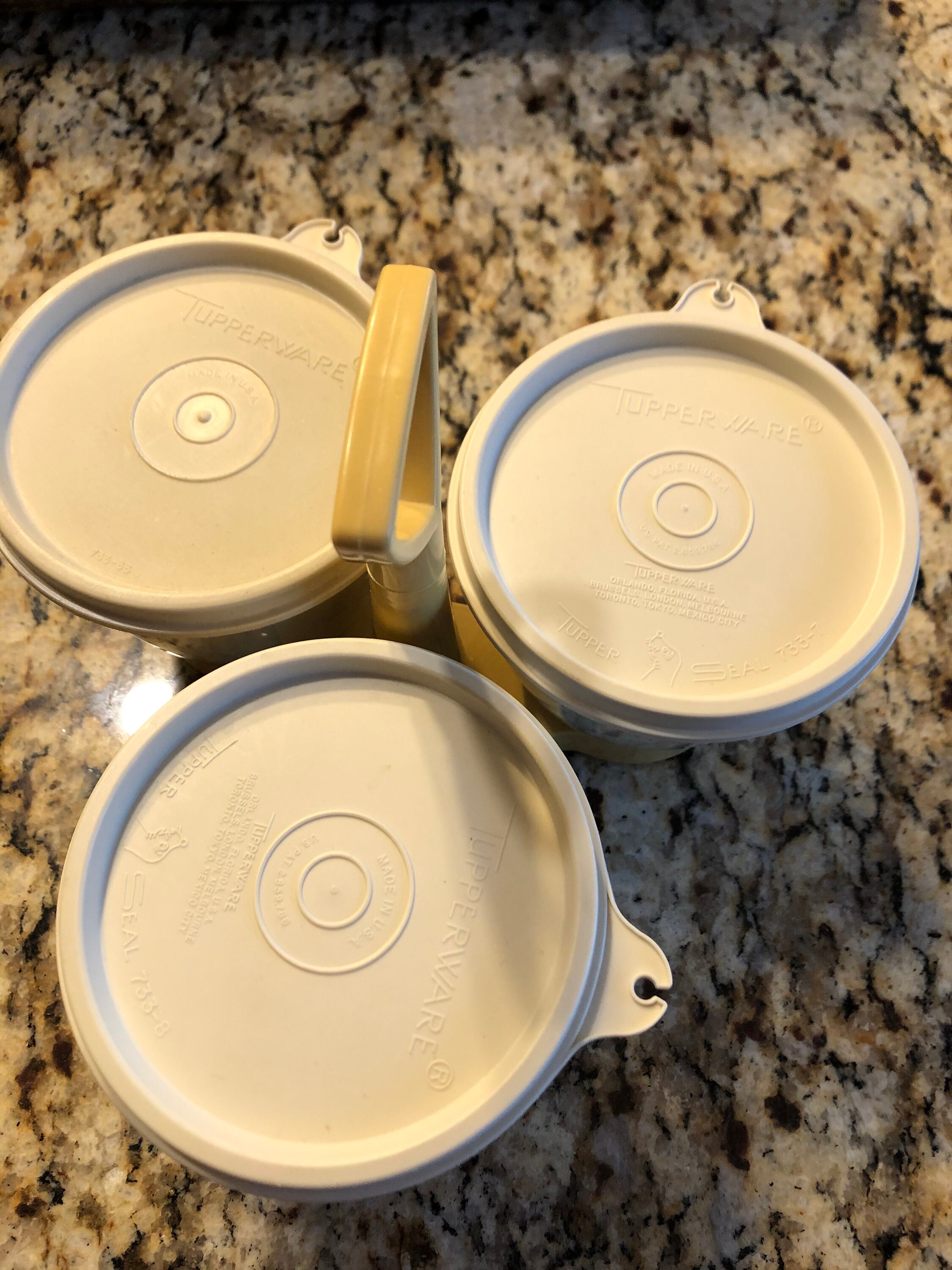 Tupperware Condiment Server 3 Bowl Caddy | Etsy