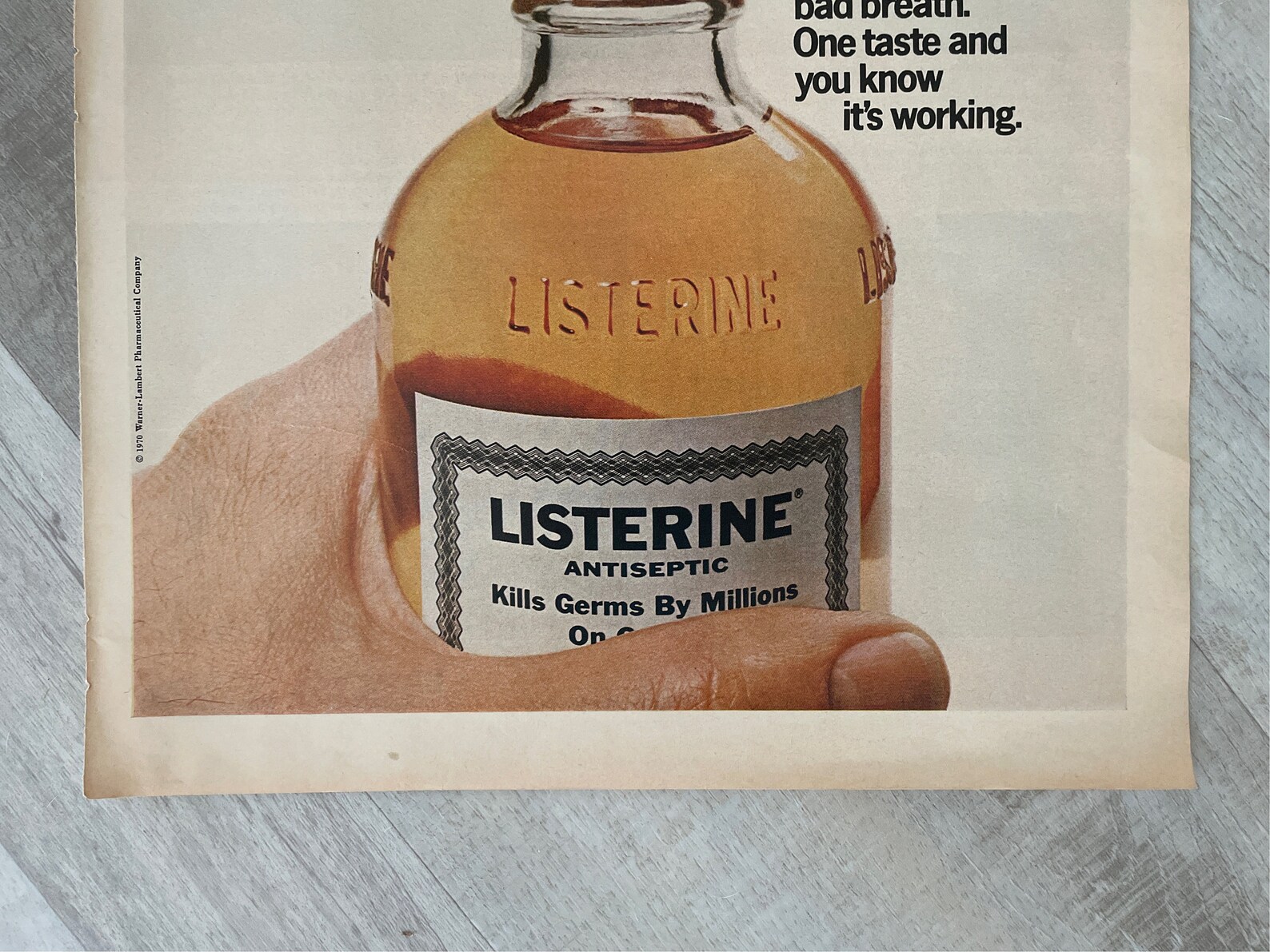 Vintage Paper Advertisement ~ Listerine ~ Potent ~ 1970 - Etsy