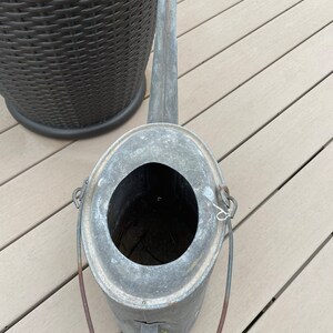 Antique Galvanized Radiator Water Can With Curved Spout - Etsy