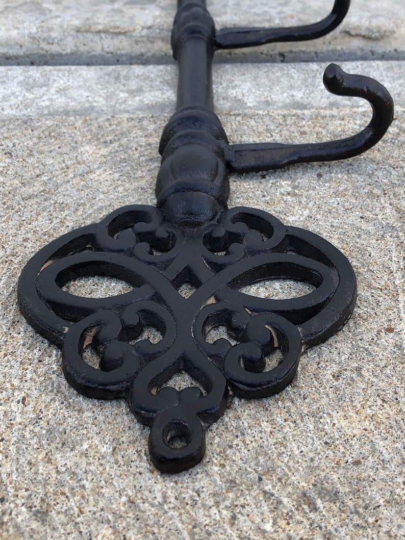 Cast Iron Key Holder With 3 Hooks - Etsy