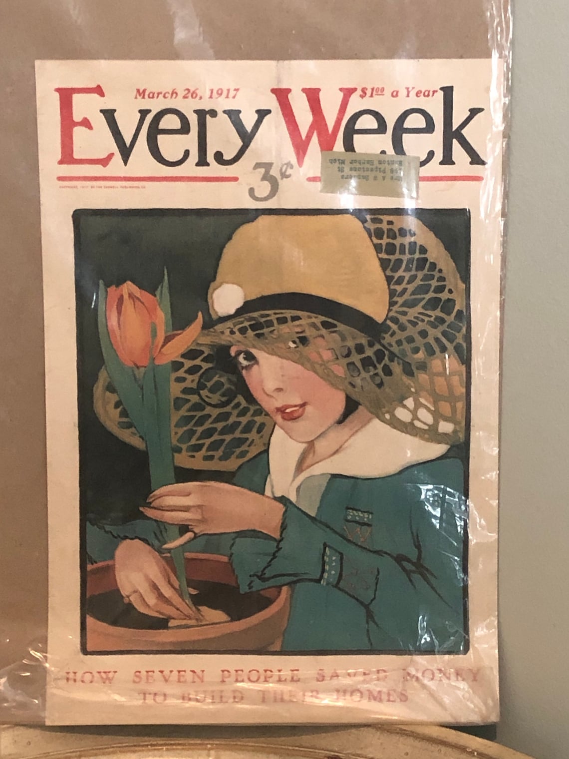 Antique Everyday Life Magazine Cover March 1917 - Etsy