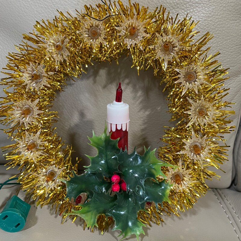 Tinsel Tree Topper - Etsy
