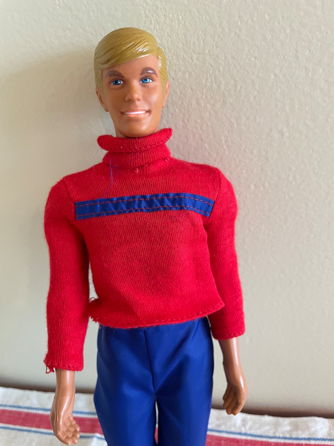 Vintage Ken Doll ~ Red and Blue Outfit ~ Made in Taiwan ~ 1968 - Etsy