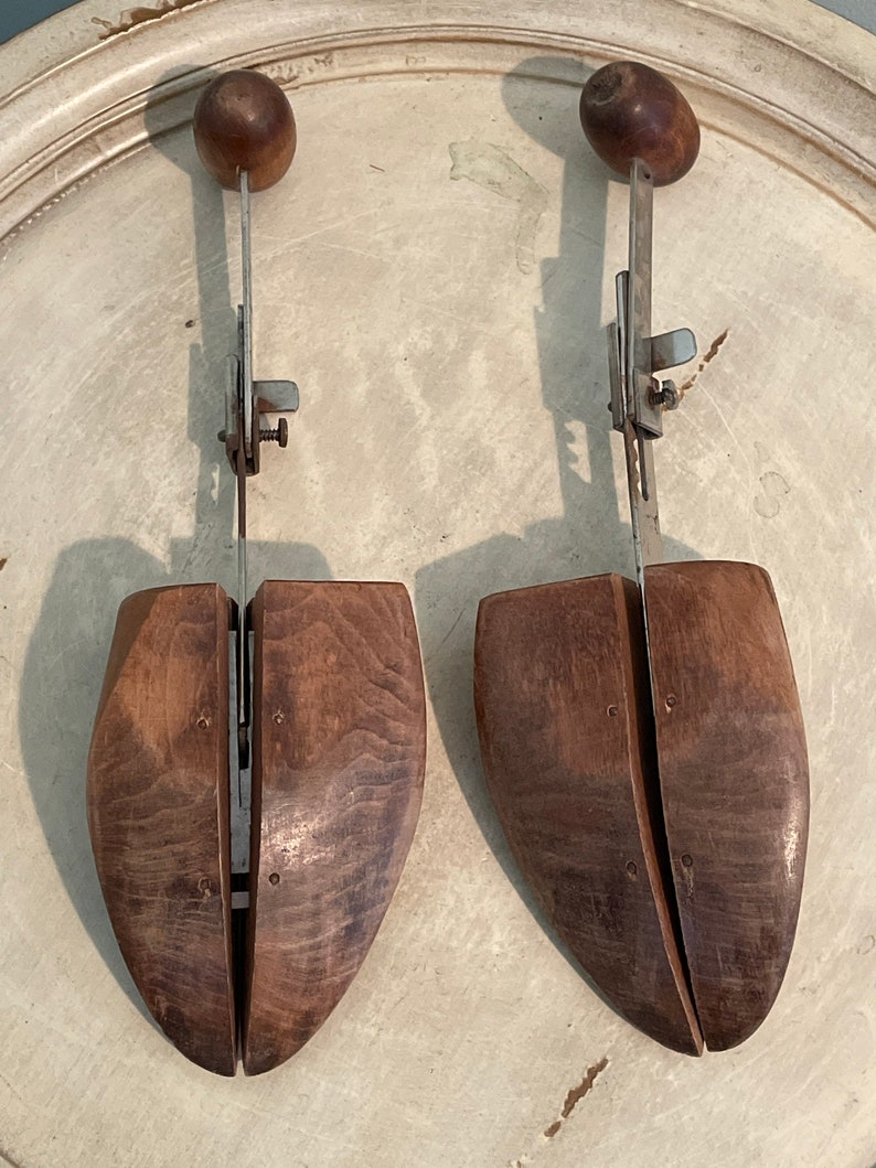 Vintage Shoe Tree Pair - Etsy