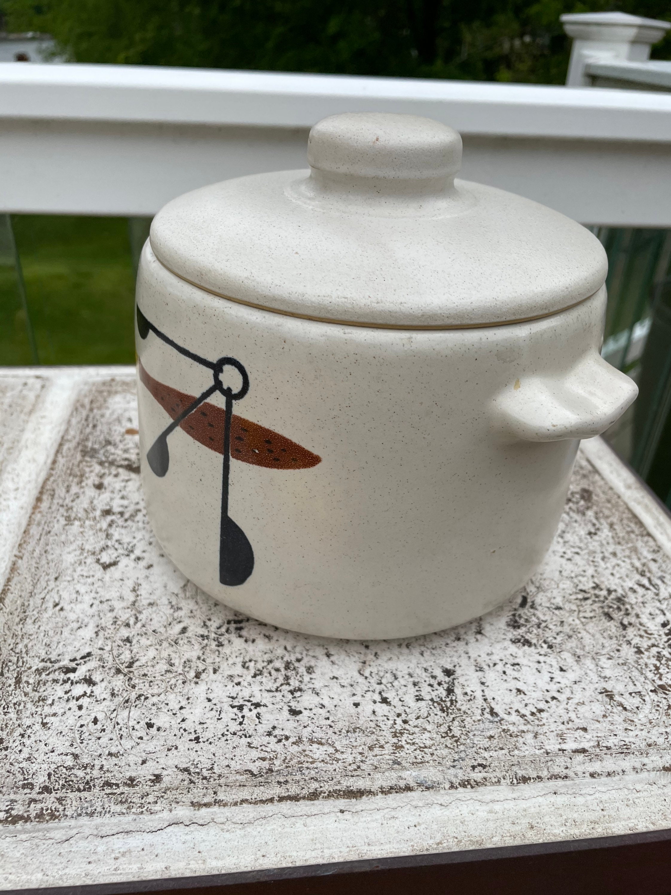 Westbend Ceramic Bean Pot or Soup Pot - Etsy