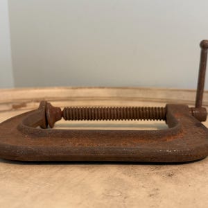 Vintage C Clamp Rusty Metal 1440-4 - Etsy