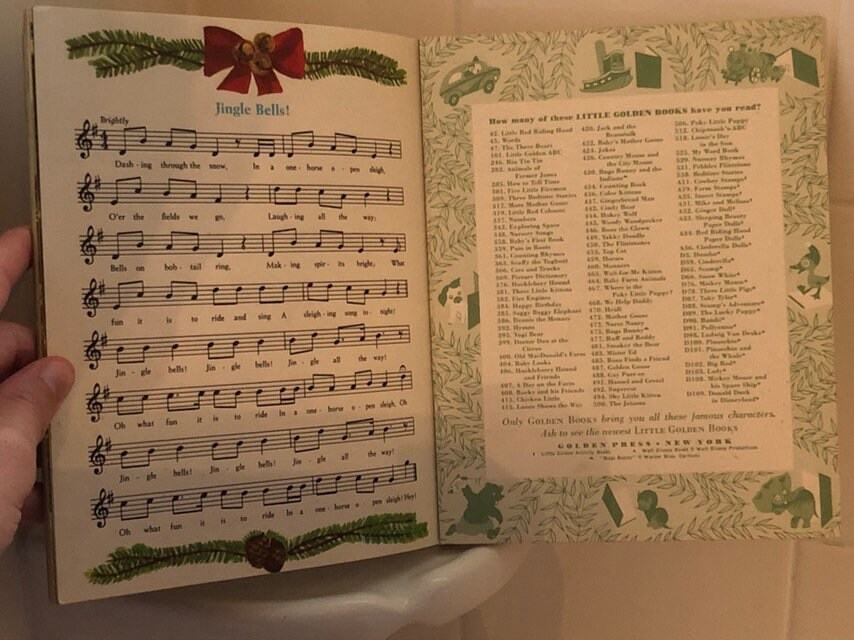 Jingle Bells Little Golden Book First Edition 1964 - Etsy