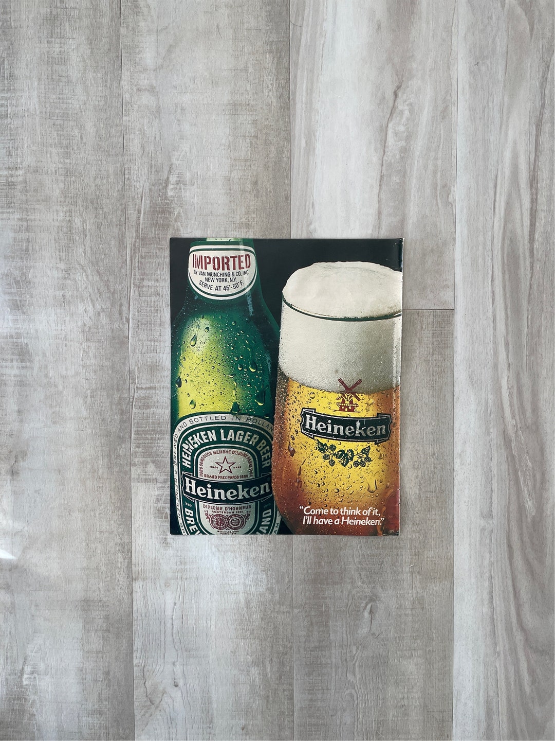 Vintage Paper Advertisement ~ Heineken Beer ~ 1985 - Etsy