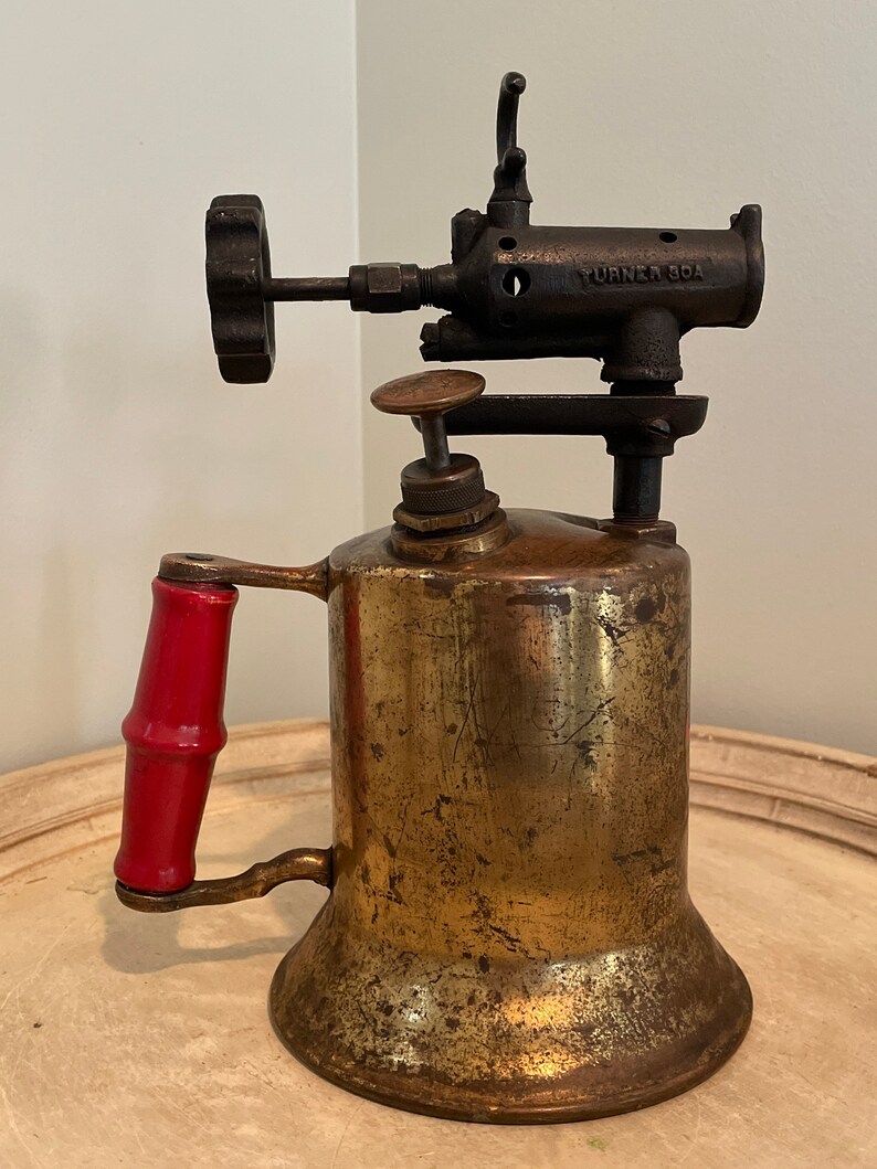 Vintage Brass Blow Torch Turner Brass Works Sycamore - Etsy