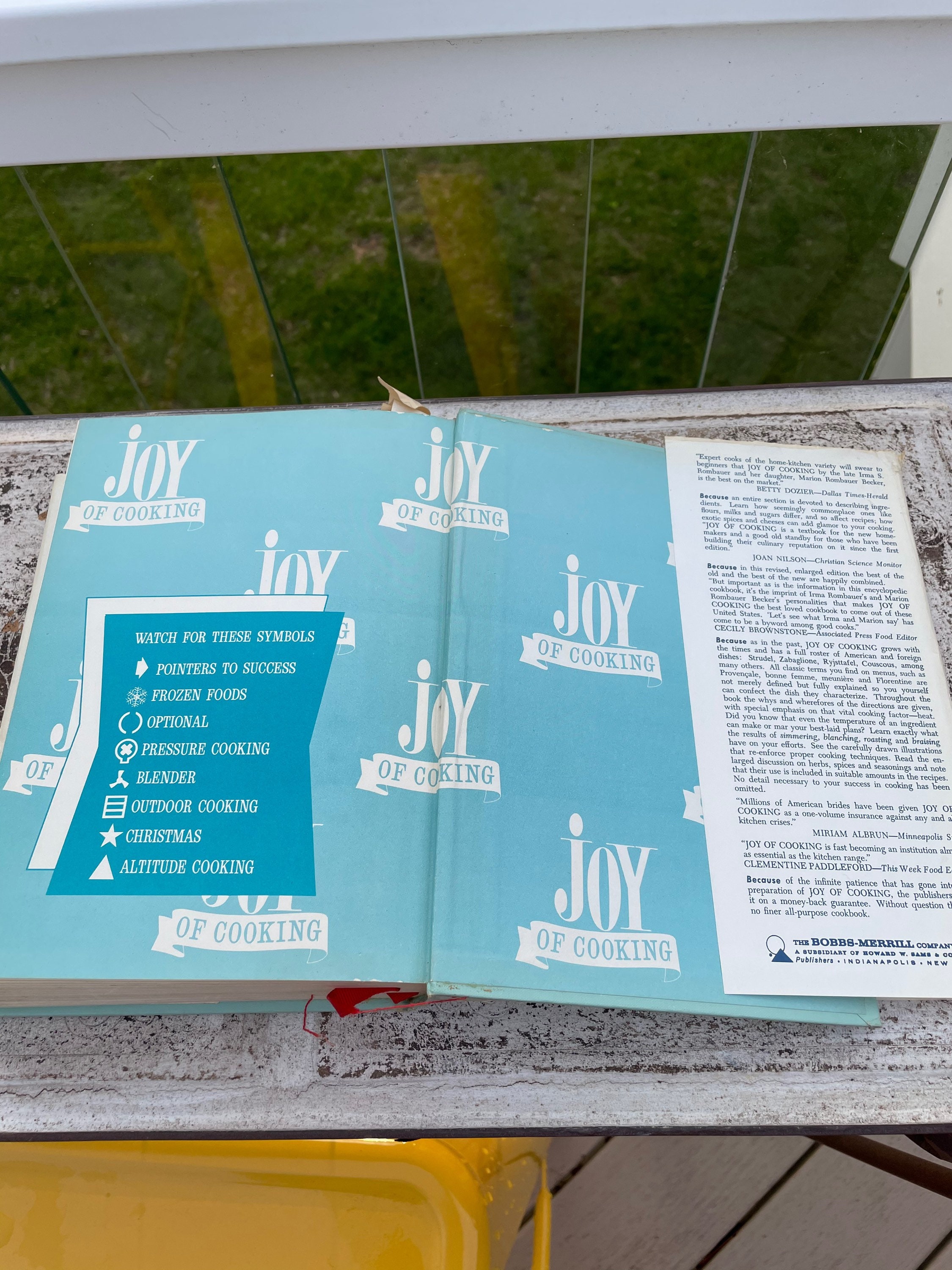 The Joy of Cooking All Purpose Cookbook Copyright 1967 | Etsy