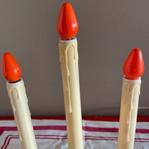 Vintage 3 Bulb Candelabra Electric Christmas Lights - Etsy