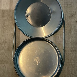 Vintage Aluminum Picnic Set by Regal Ware 5 Stacking Food Containers ...