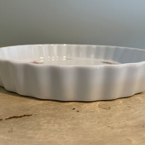 Vintage Bakeware With Rose Pattern ~ Christineholm Ceramic Dish - Etsy