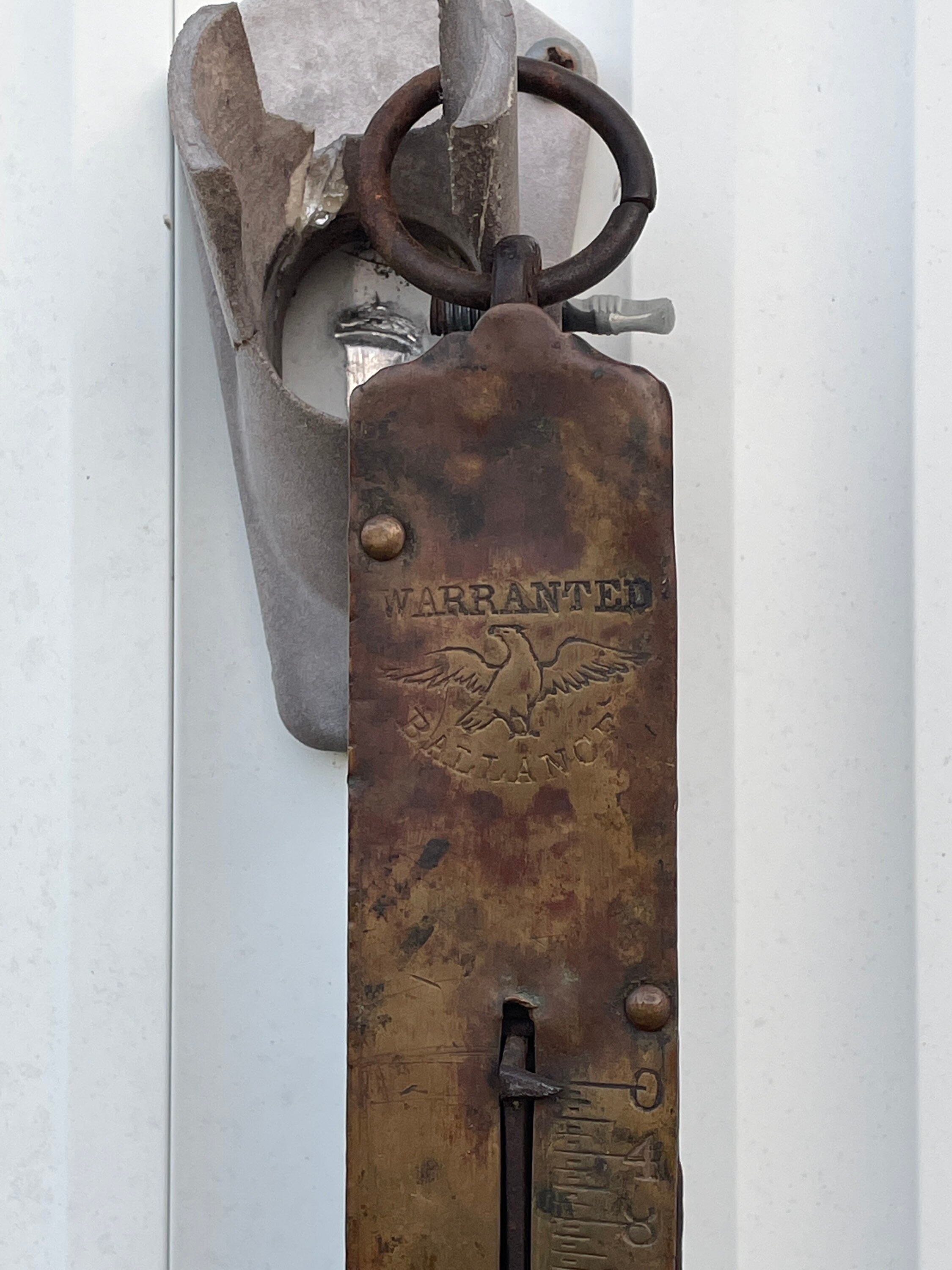 Antique Brass Spring Scale Warranted Balance 24 Pound | Etsy