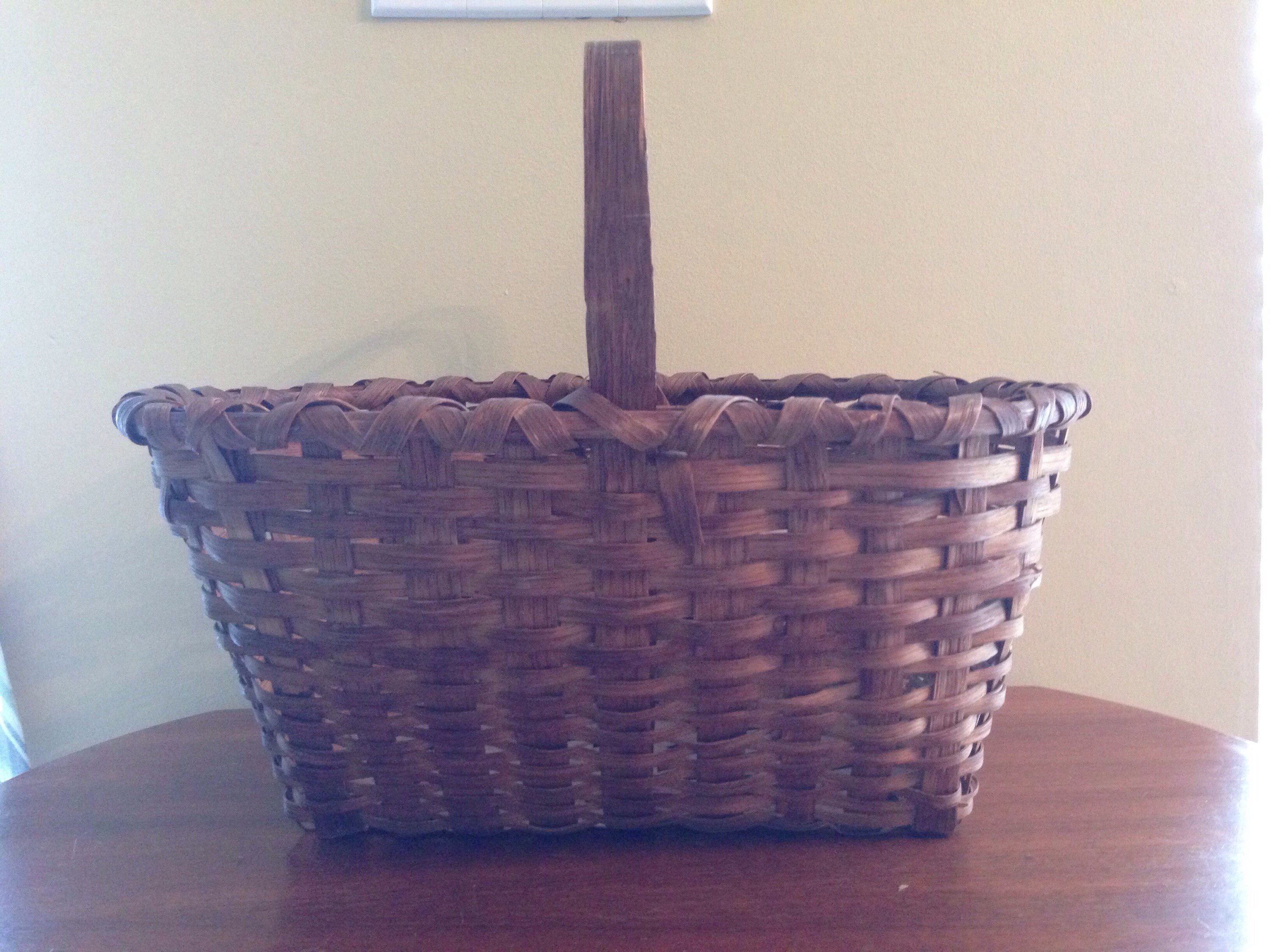 Antique Basket Rectangle or Oblong Shape - Etsy