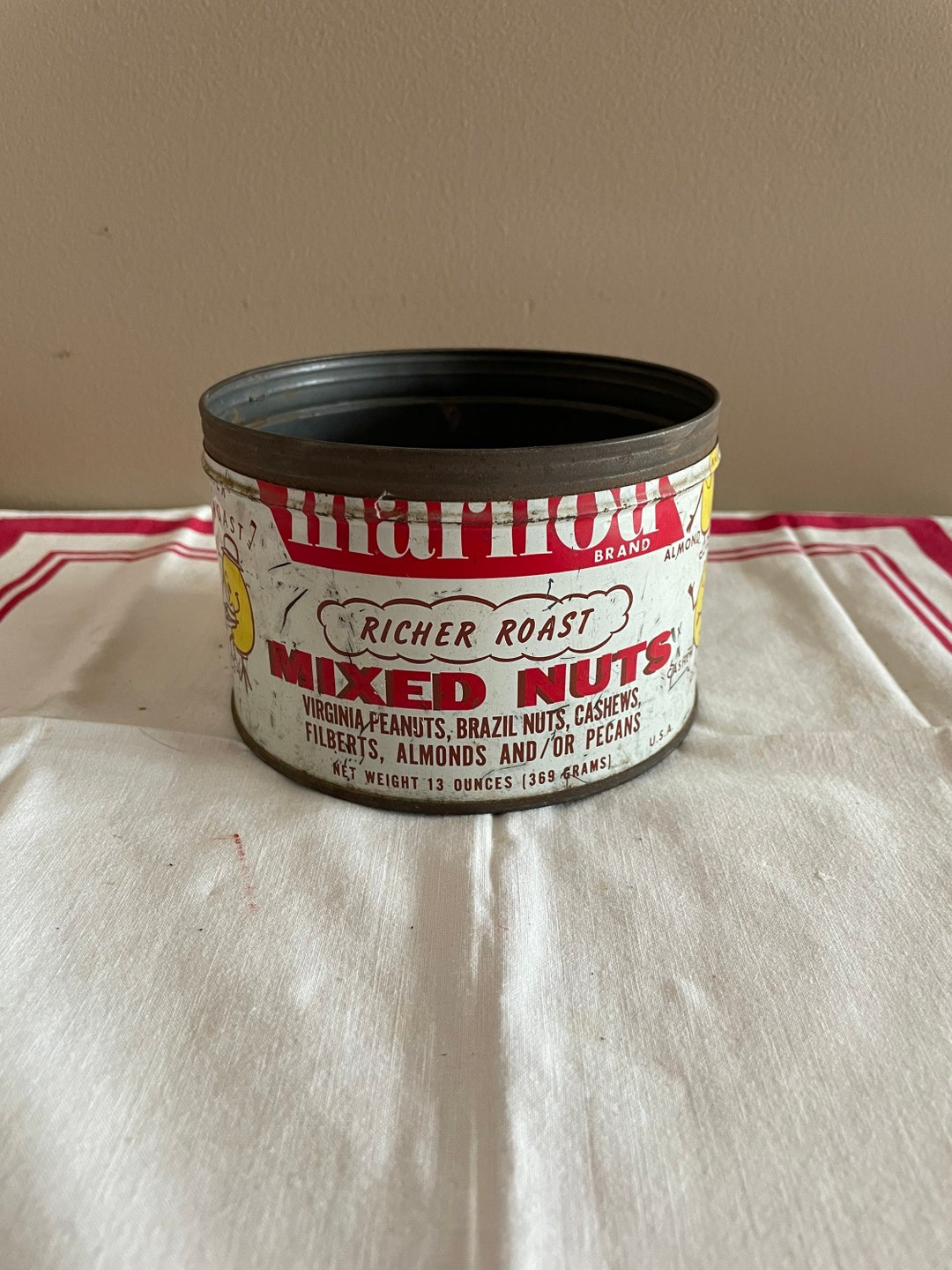 Vintage Marilou Mix Nuts Tin DANCING NUTS Made in USA - Etsy