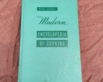 1956 META Givens Modern Encyclopedia of Cooking Cook Book - Etsy