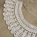 Vintage Crochet Neck Collar - Etsy