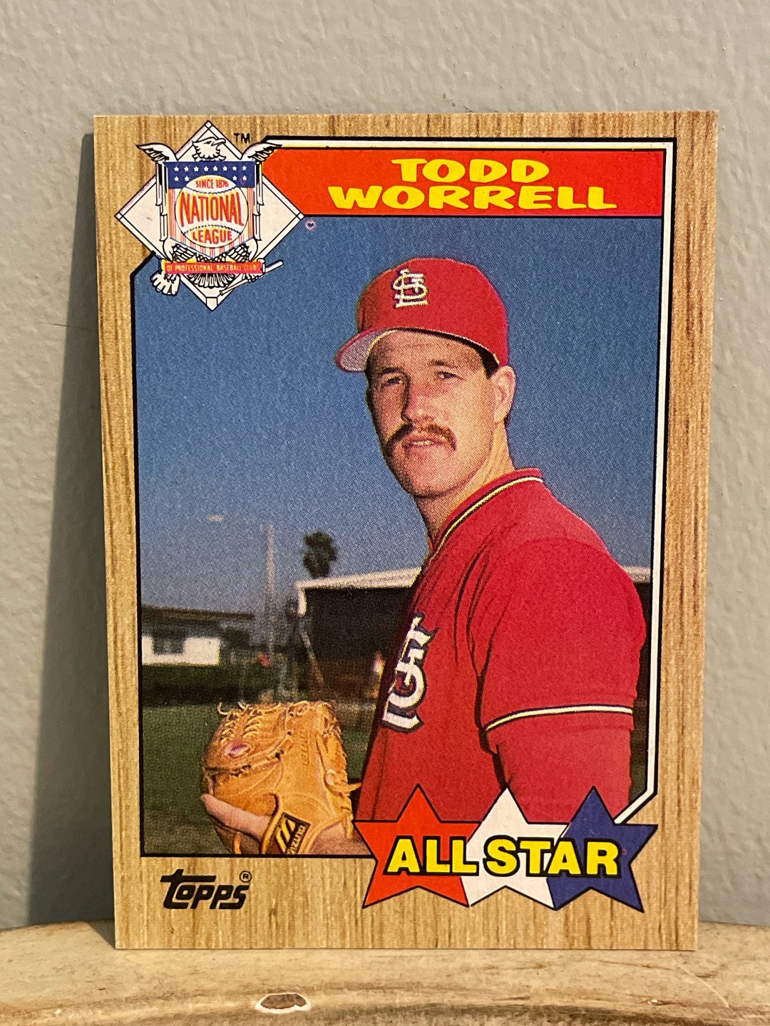Vintage Baseball Card ~ Todd Worrell ~ St. Louis Cardinals ~ 1987 Topps ...
