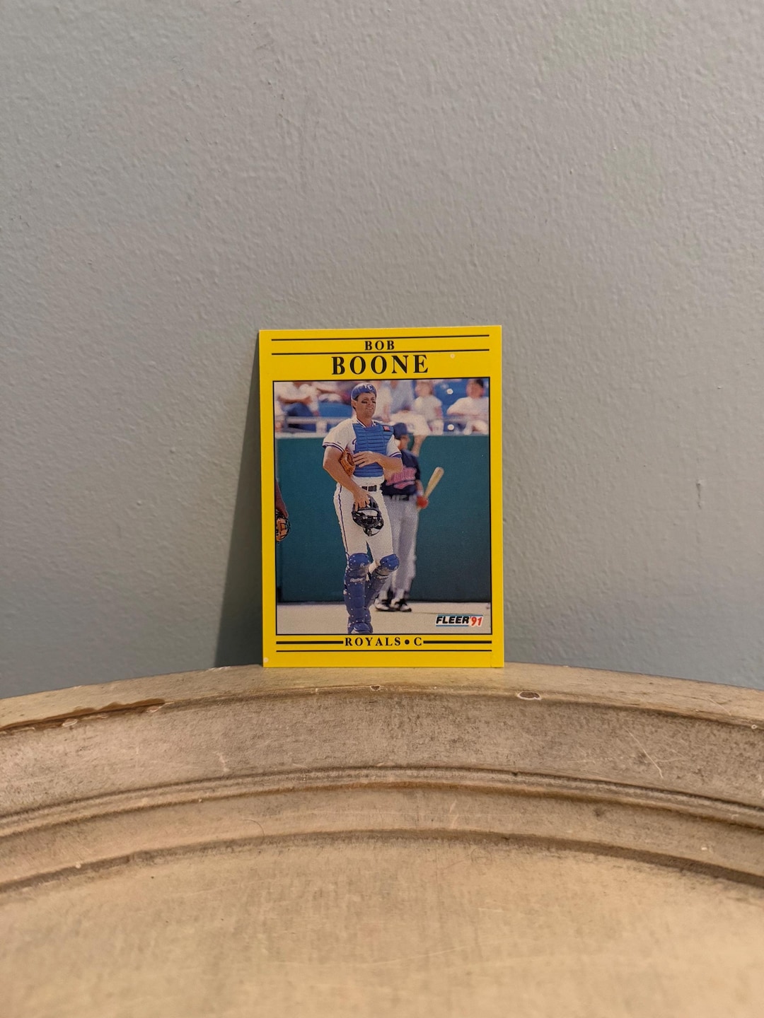 Vintage Baseball Card ~ Bob Boone Royals Catcher ~ 1991 Fleer - Etsy