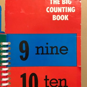 The Big Counting Book - Children's Book - Etsy