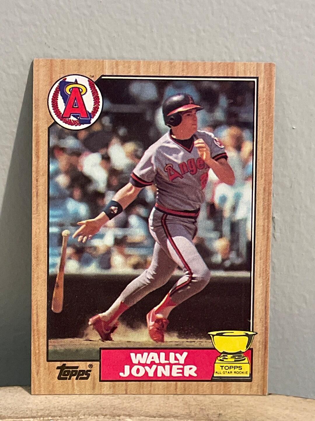 Vintage Topps Baseball Card: Wally Joyner, All Star Rookie, 1987 - Etsy