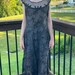 Vintage Black Cocktail Dress With Side Zipper, 1950's Silk Organza - Etsy