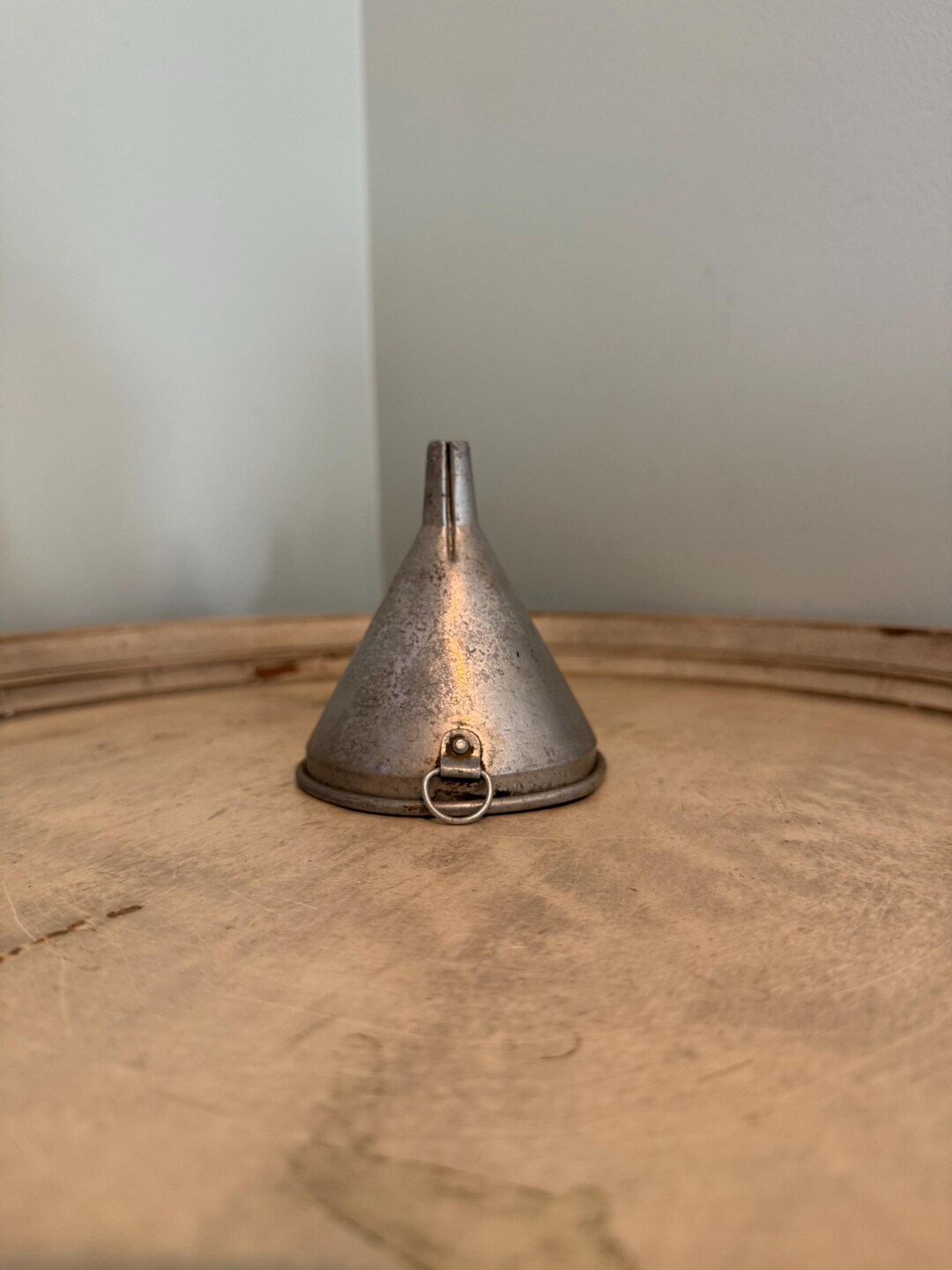 Small Metal Funnel With Metal D Ring ~ Vintage Kitchen Gadget - Etsy