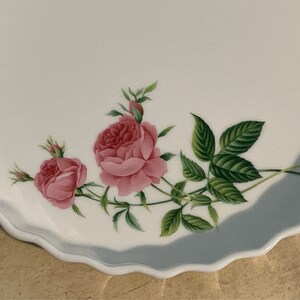 Vintage Bakeware With Rose Pattern ~ Christineholm Ceramic Dish - Etsy