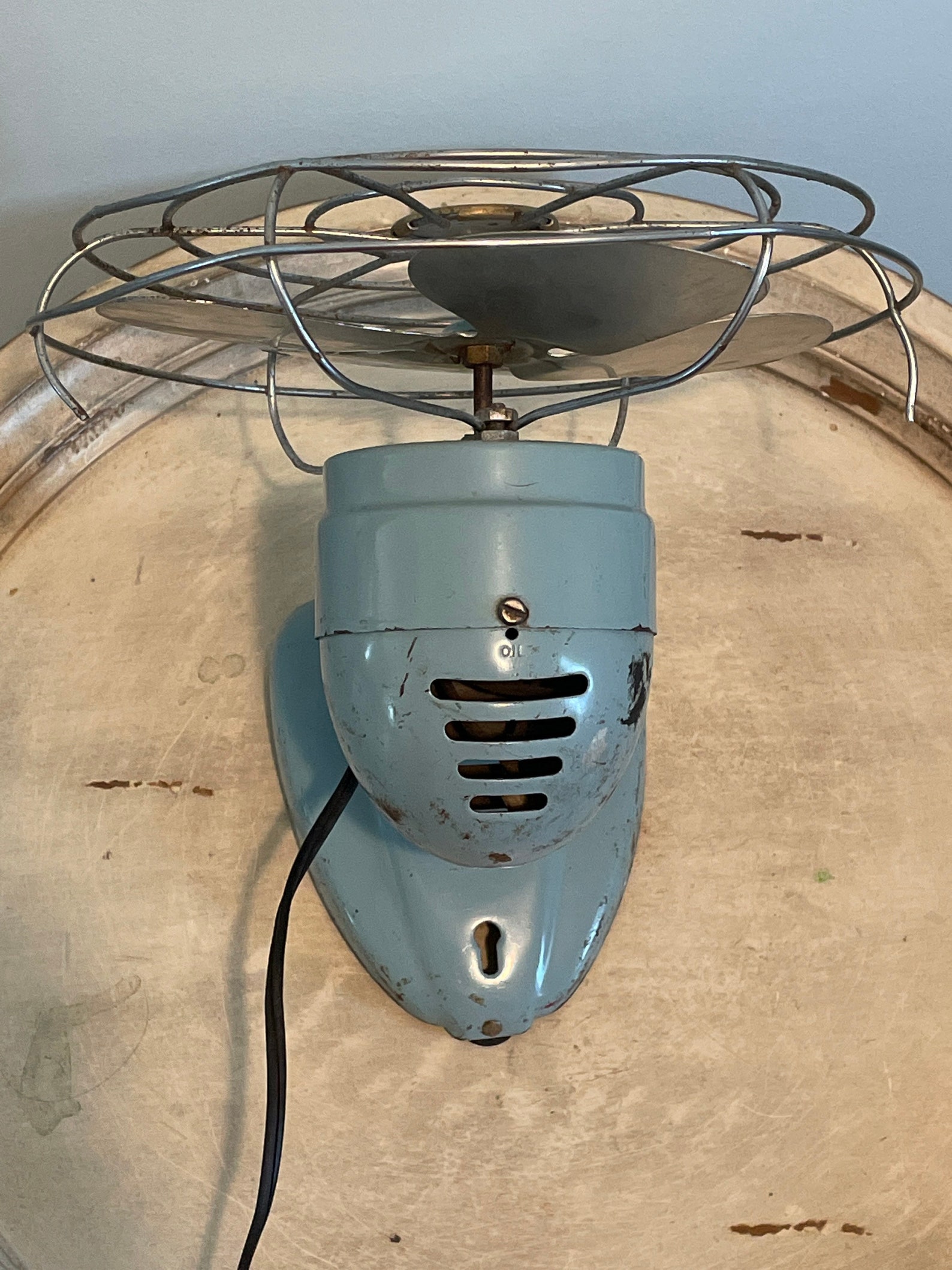 Vintage Zero Electric Fan ~ Mcgraw Edison Company ~ Blue and Silver - Etsy