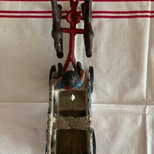 Antique Cast Iron Toy Horse Drawn Circus Cart With Driver - Etsy