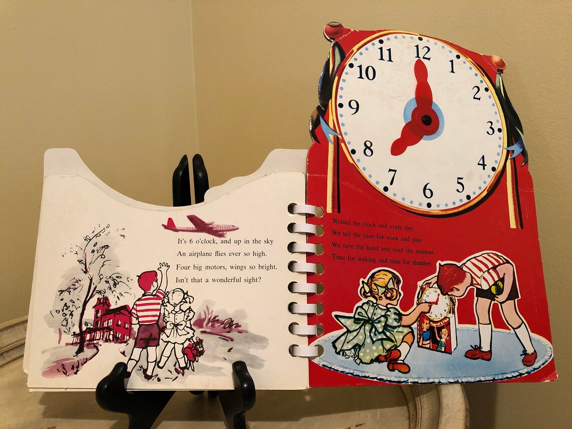 Round the Clock Children's Book - Etsy
