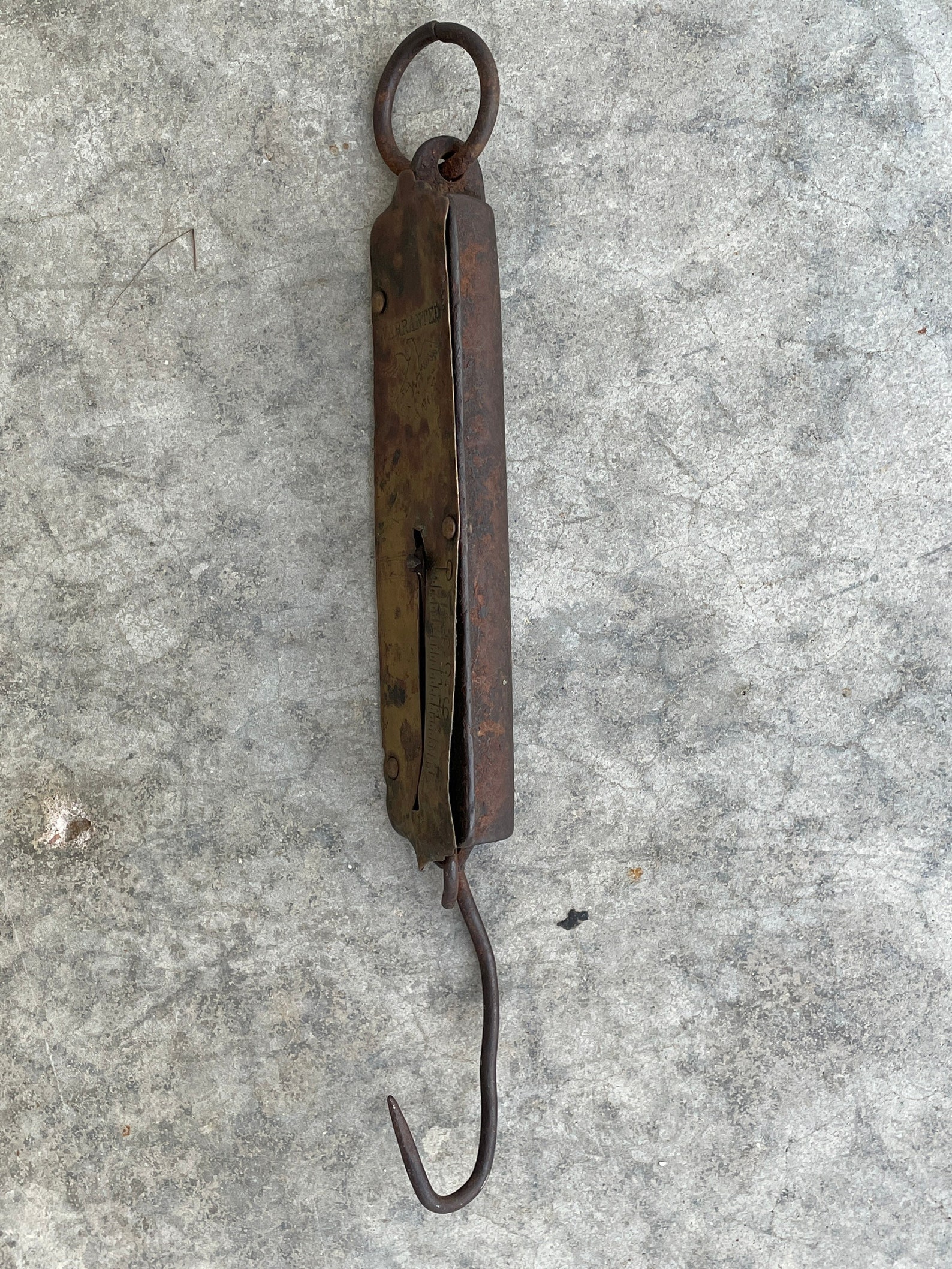 Antique Brass Spring Scale Warranted Balance 24 Pound - Etsy