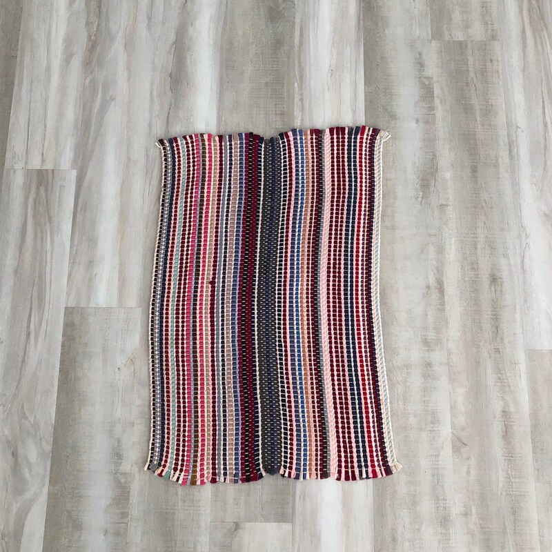 Rag Rug Runner - Etsy