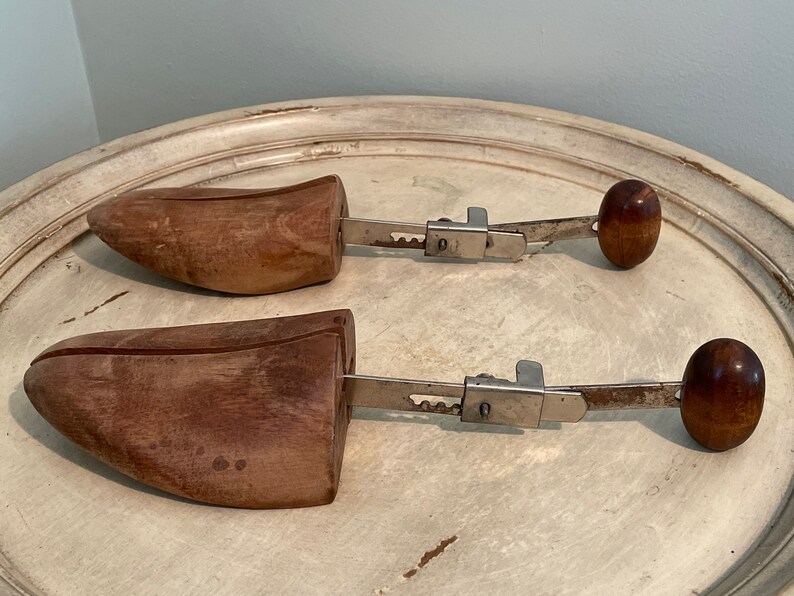 Vintage Shoe Tree Pair - Etsy