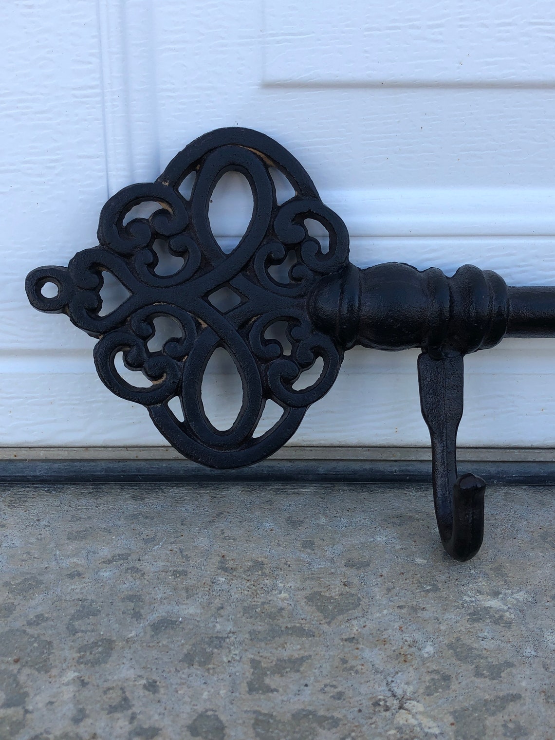 Cast Iron Key Holder with 3 Hooks | Etsy