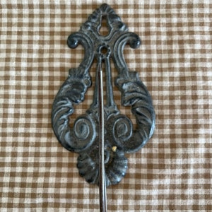 Antique Cast Iron Receipt or Bill Holder ~ Scrolling Detail - Etsy