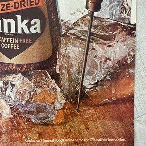 Vintage Paper Advertisement ~ Sanka Freeze Dried Coffee - Etsy