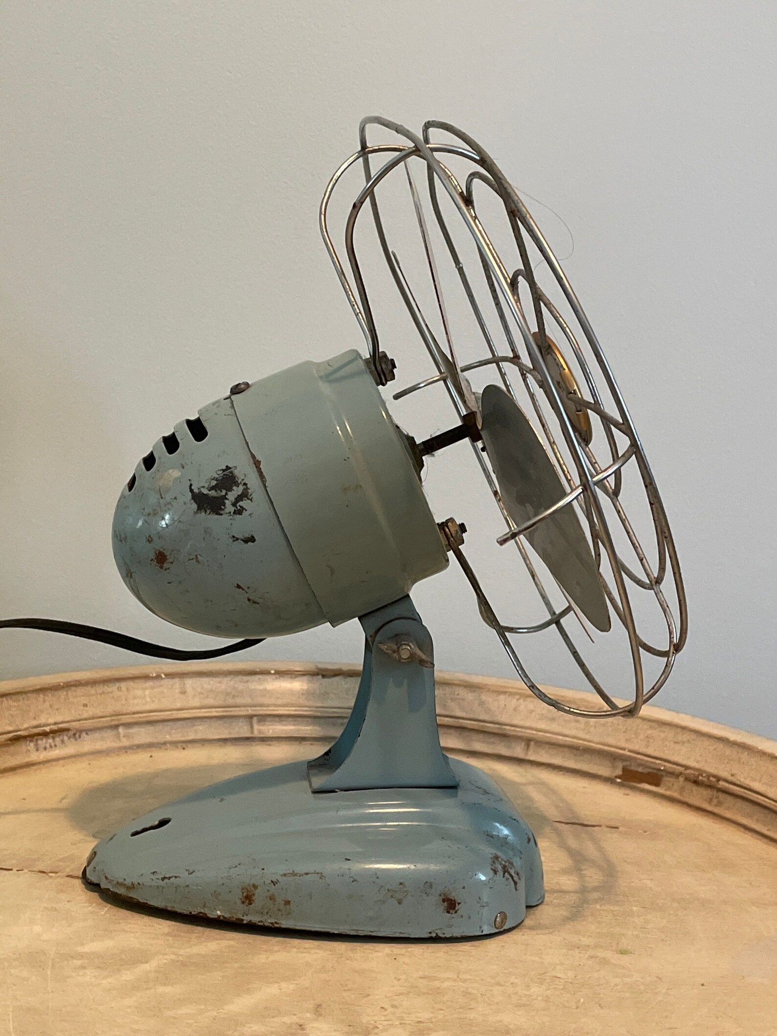 Vintage Zero Electric Fan ~ Mcgraw Edison Company ~ Blue and Silver - Etsy