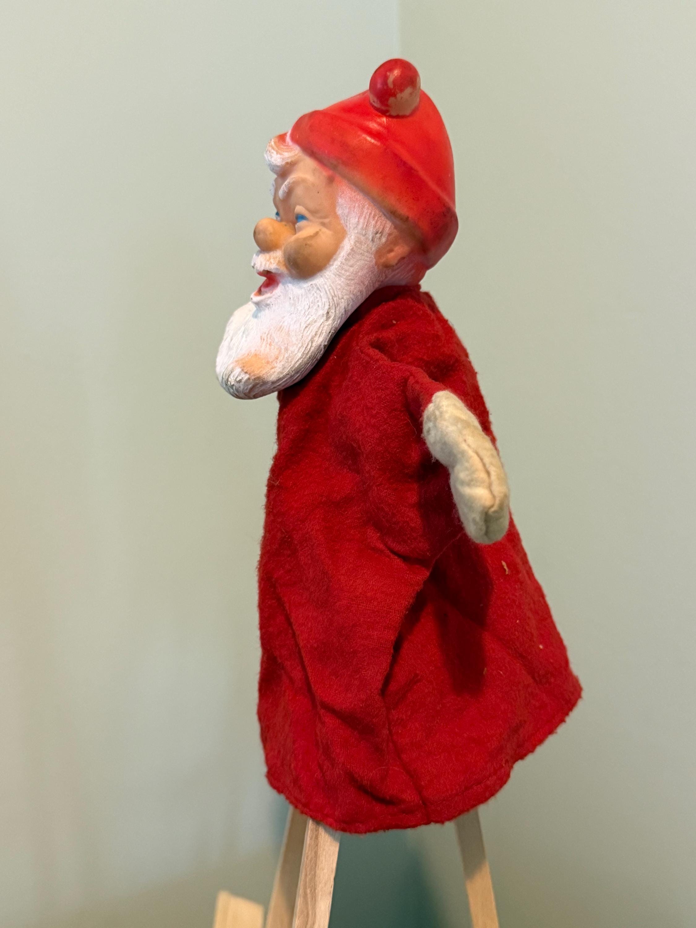 Vintage Hand Puppet, Santa Clause With Rubber Head, 1950's - Etsy