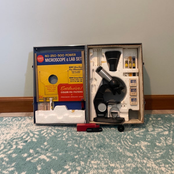 Vintage Microscope - Etsy