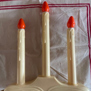 Vintage 3 Bulb Candelabra Electric Christmas Lights - Etsy