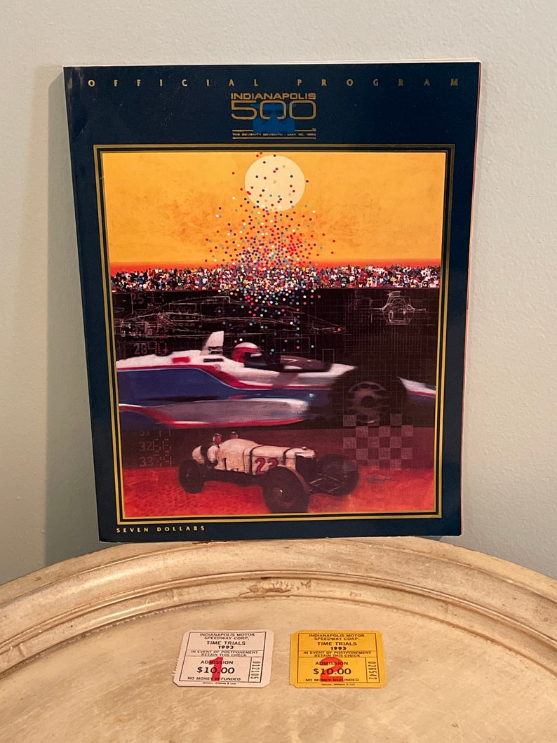 Indianapolis 500 Official Program May 30 1993 - Etsy