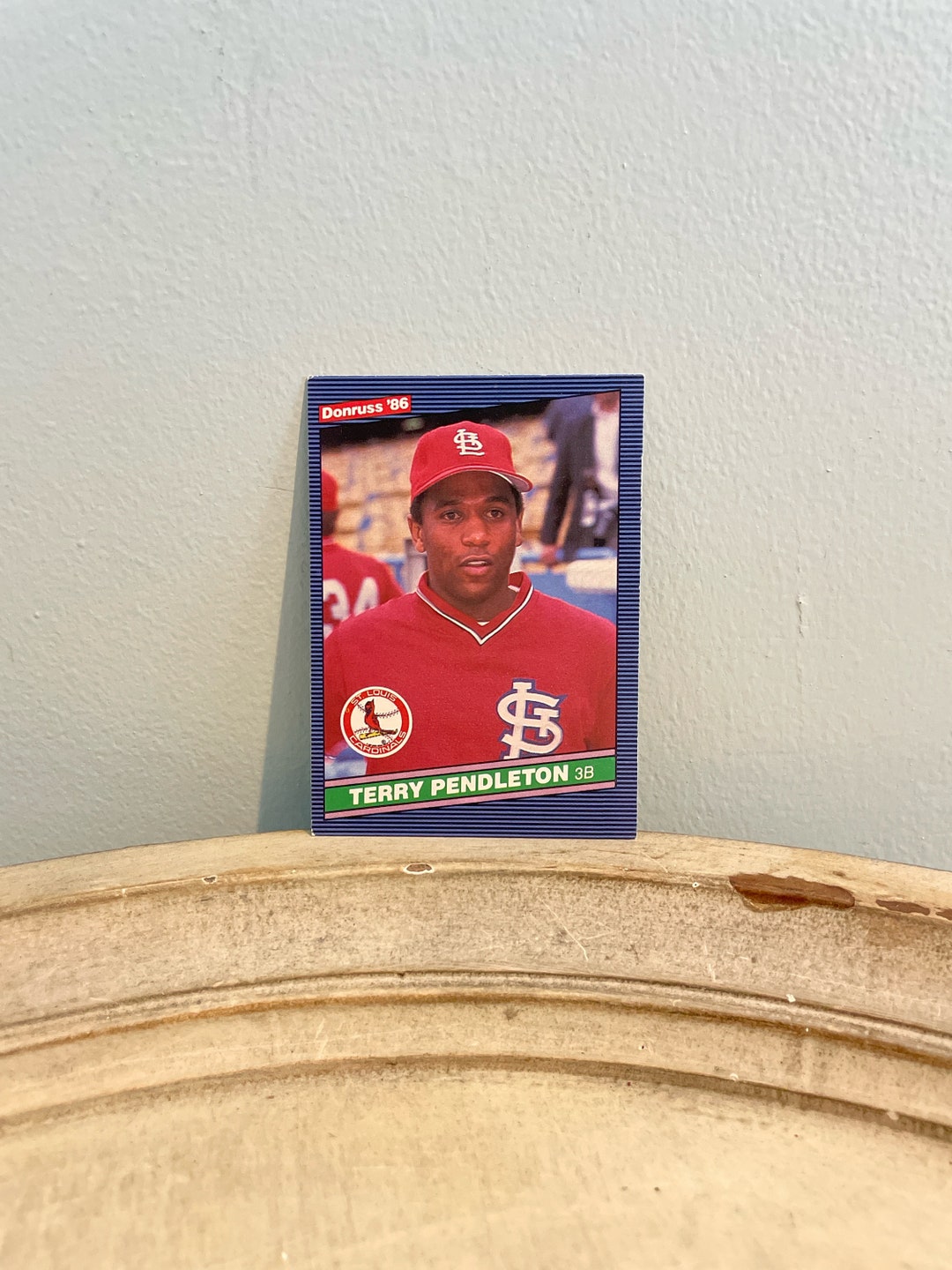 Vintage Baseball Card ~ Terry Pendleton ~ Don Russ '86 - Etsy
