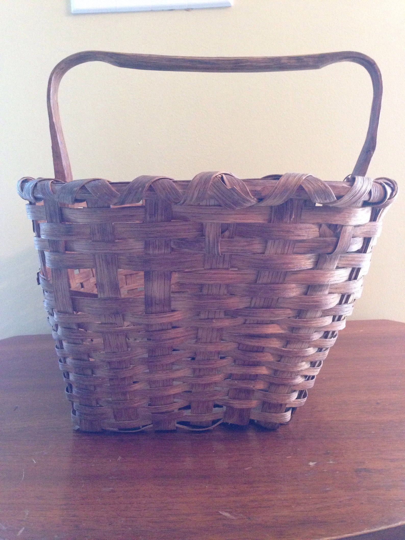 Antique Basket Rectangle or Oblong Shape - Etsy